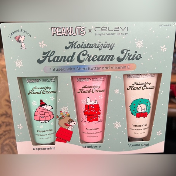 Celavi | Skincare | Peanuts X Celavi Hand Cream Trio | Poshmark